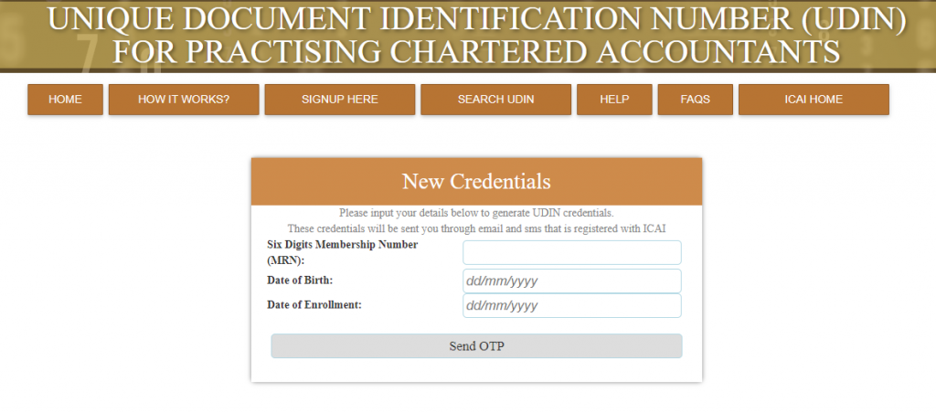 How to create an account on the UDIN portal | CONSULTEASE.COM