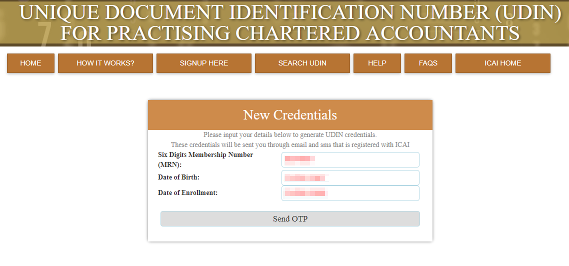 How to create an account on the UDIN portal | CONSULTEASE.COM