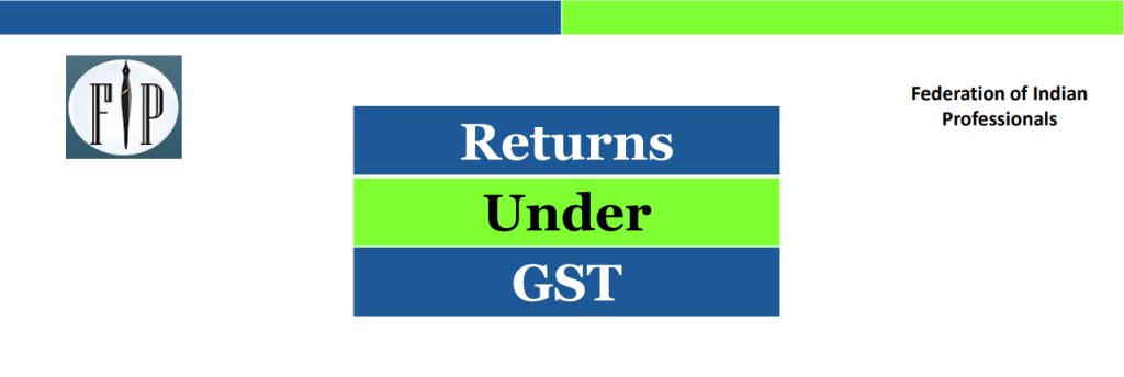 Basics of Returns under GST