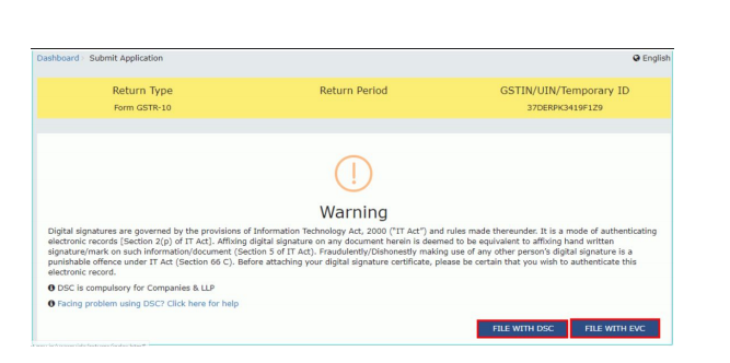Steps to resolve the error “Invalid Summary Payload” in GSTR-10.