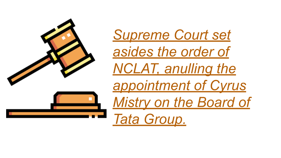 Supreme Court in the case of Tata Consultancy Services Limited Versus Cyrus Investments Pvt. Ltd.